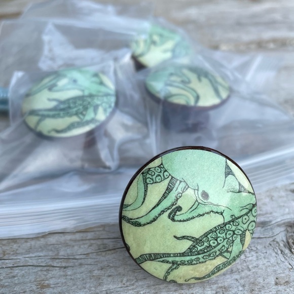 Accents | Octopus Drawer Pulls Handles Set Of 4 | Poshmark